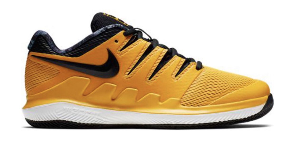Nike Vapor X Junior Tennis Shoe University Gold AR8851 700 W56 Team sports