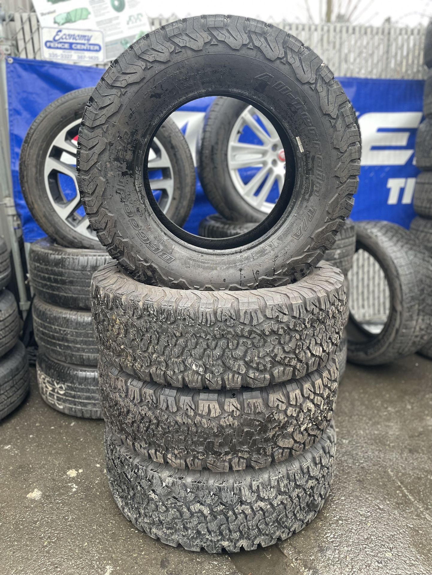LT265/70R17 BFGoodrich All Terrain T/A KO2 Tires 85% Tread for Sale in ...