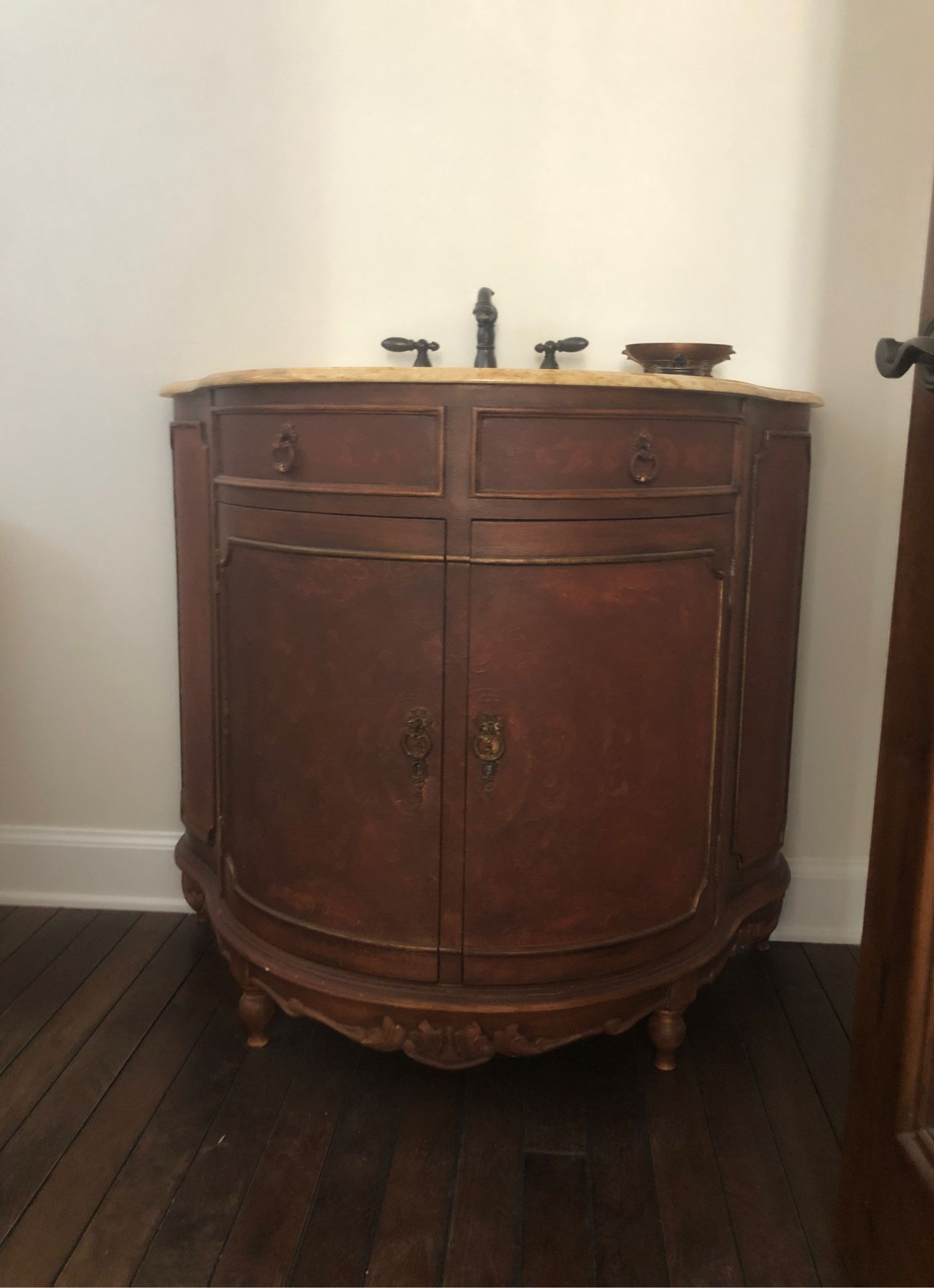 Demilune bathroom vanity. Great condition! for Sale in La Quinta, CA ...