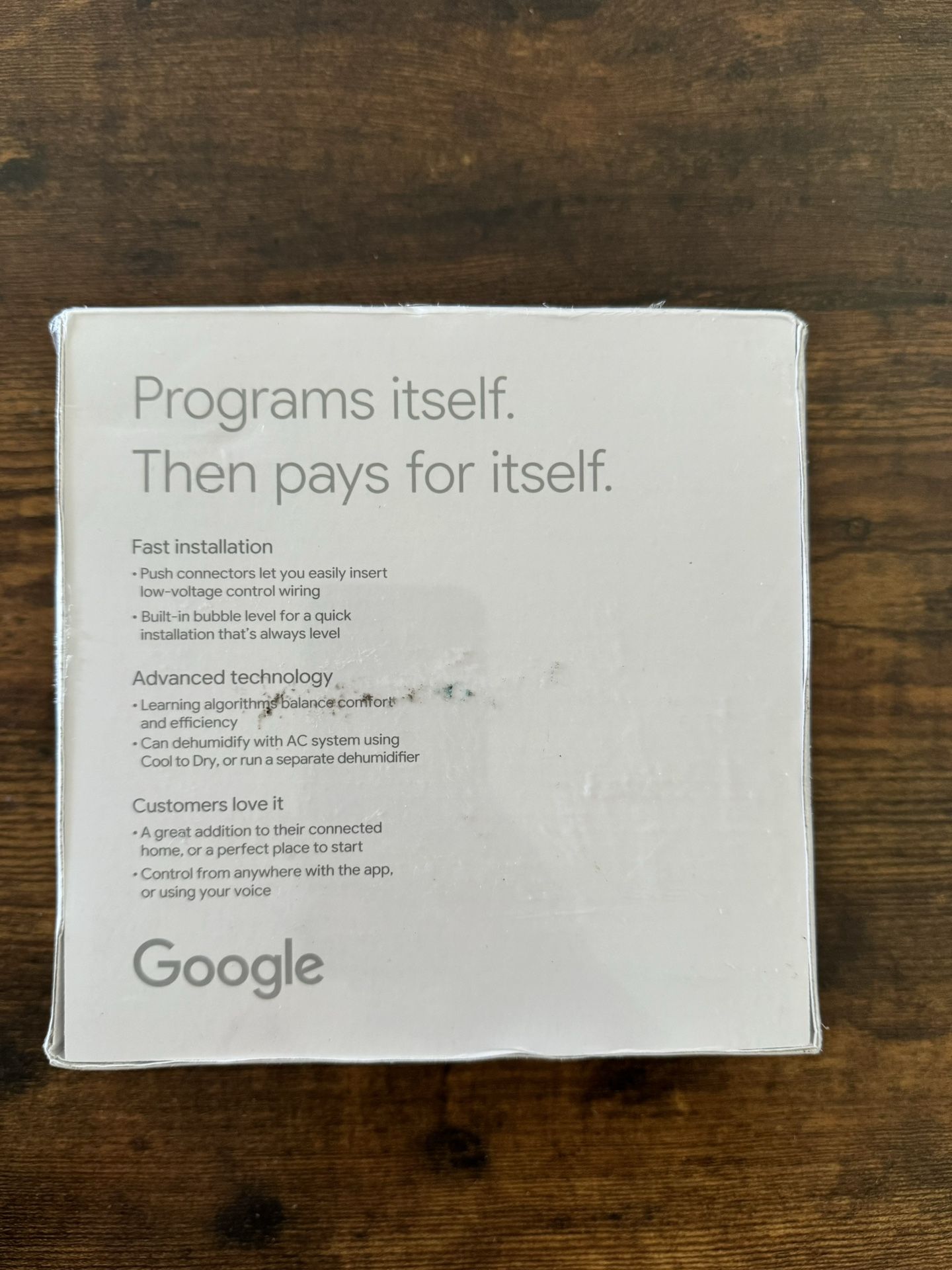 Google Nest Thermostat Pro Edition