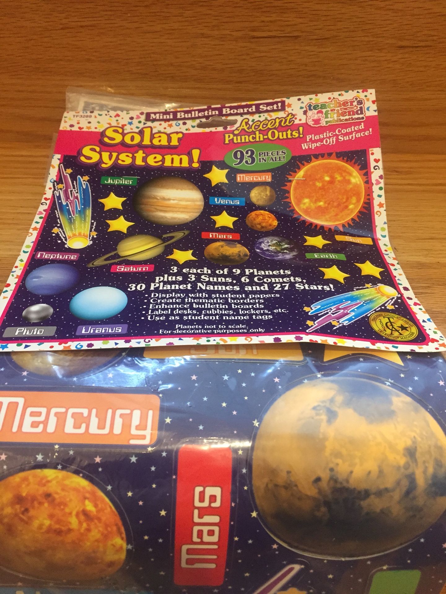 Solar System Bulletin Board Display