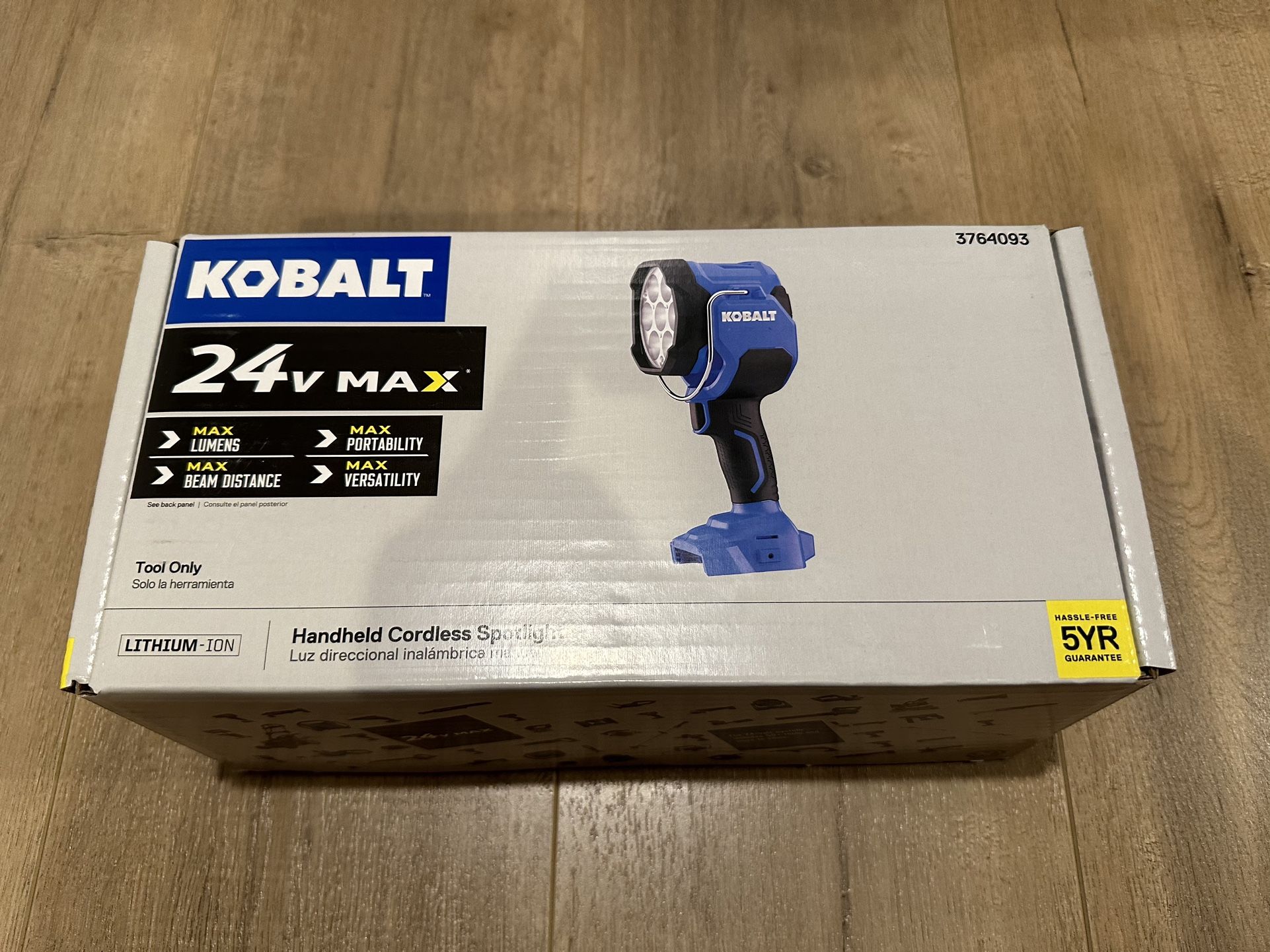 Kobalt 24v Handle Cordless Spotlight / Flashlight New for Sale in City ...