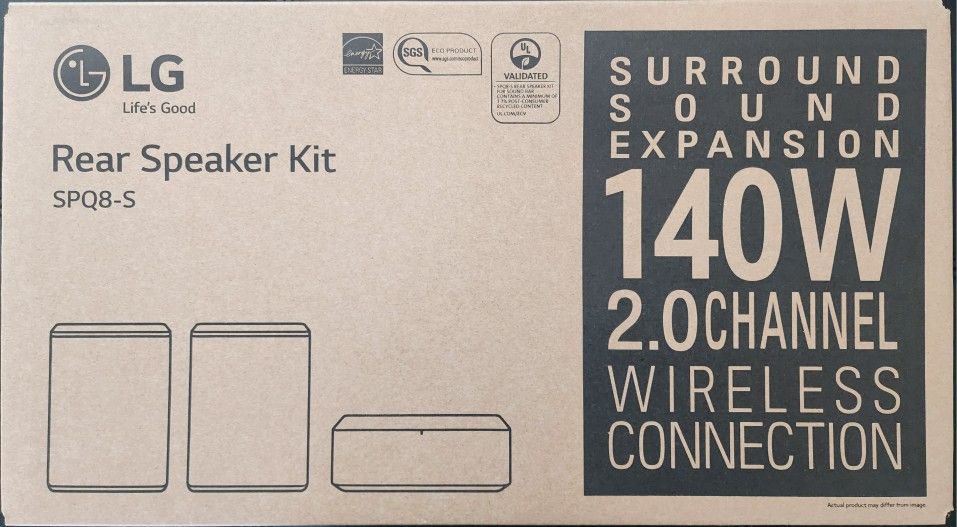 Brand New LG SPQ8-S Rear Speaker Kit for Sale in Irvine, CA - OfferUp