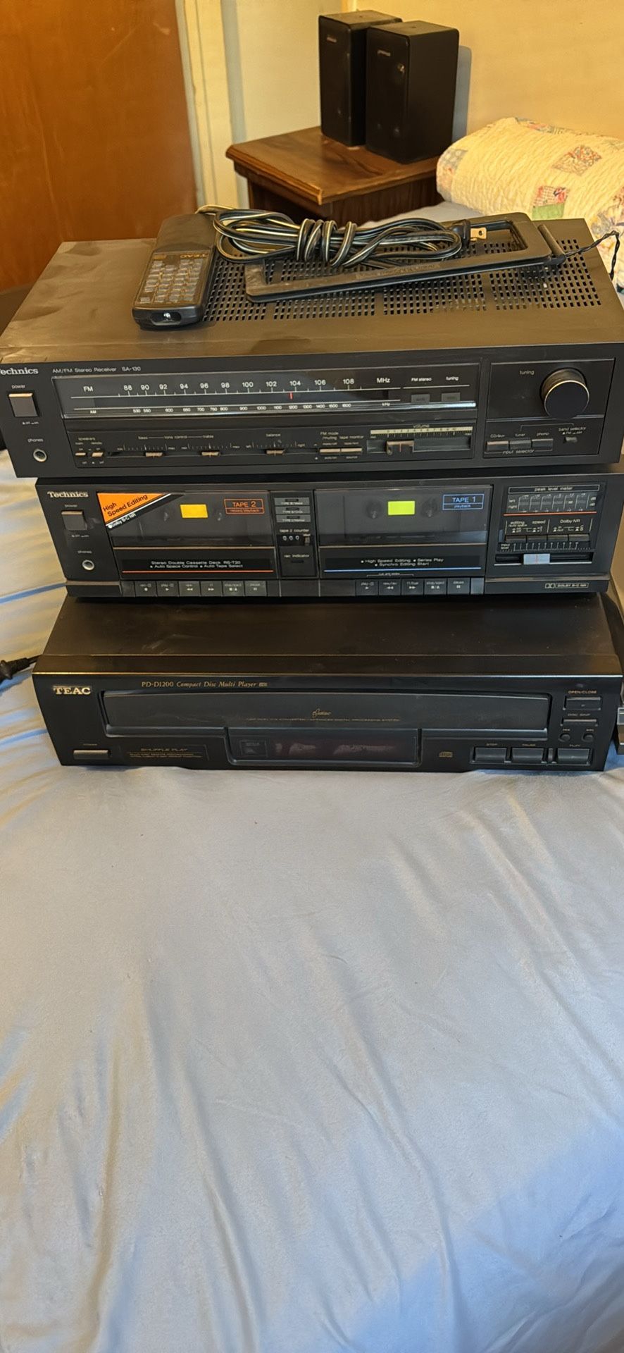 TECHNICS STEREO SYSTEM AND TEAC CD MULTI PLAYER for Sale in Anaheim, CA ...