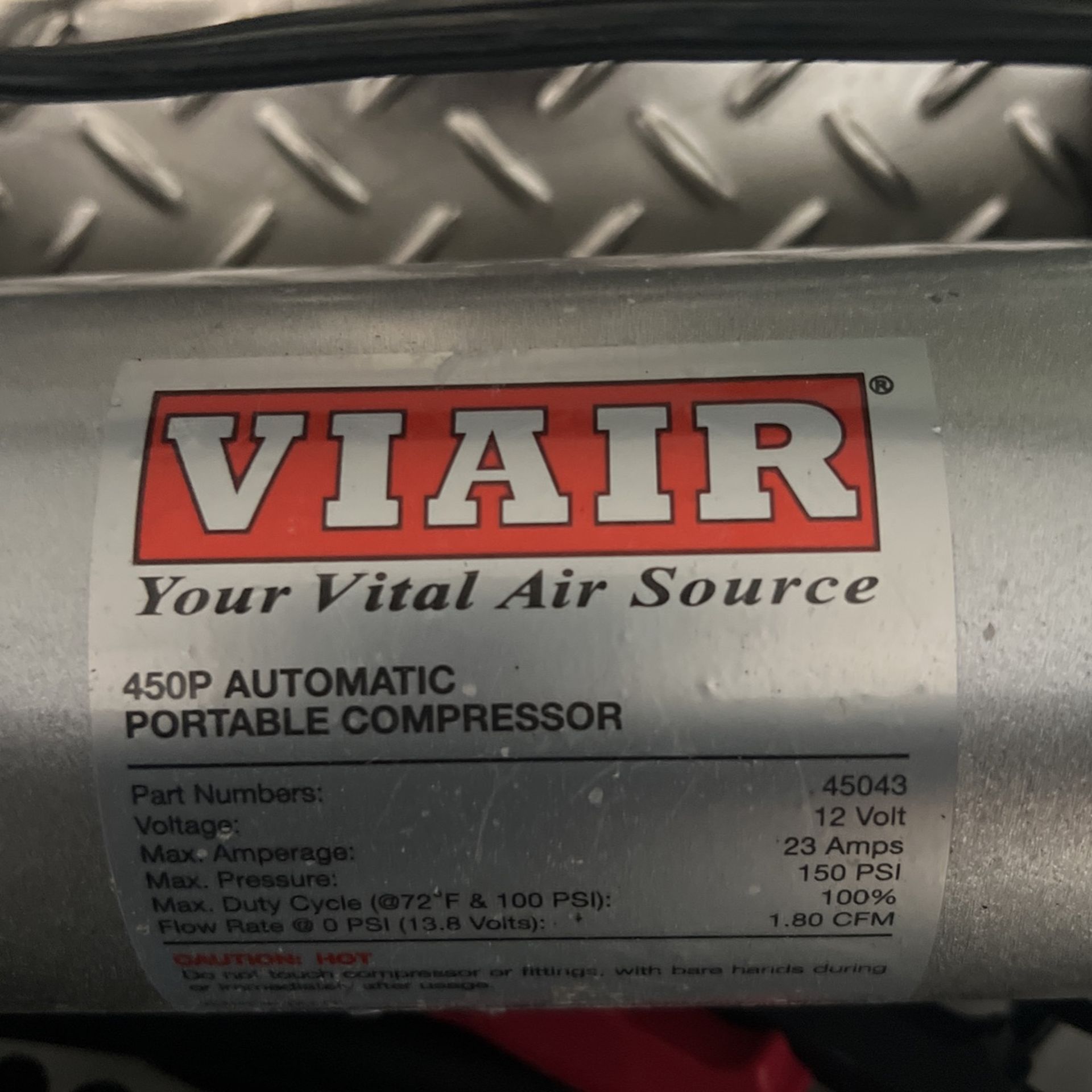 Viair Portable Air Compressor Model 450P for Sale in Las Vegas, NV ...
