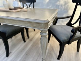 Rustic Farmhouse Dining Table And 4 Chairs for Sale in Redlands, CA ...