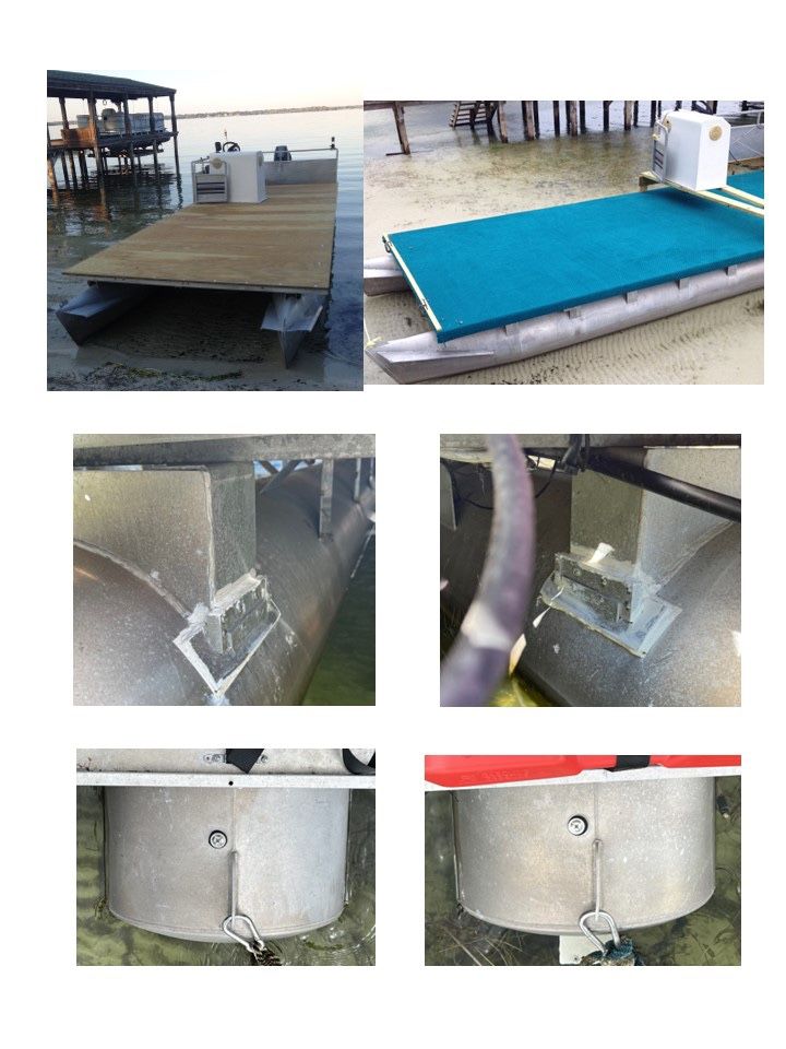 24 Foot Harris Sunliner Pontoon Boat with Bimini Top (No Trailer) for ...