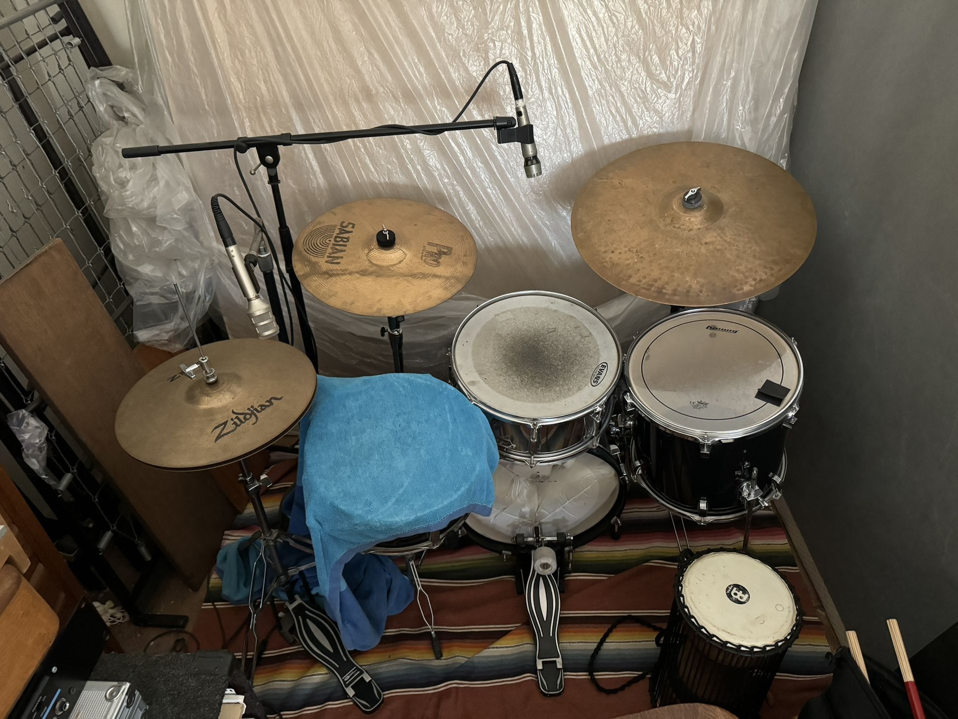 franken kit questlove breakbeats drum kit zildijian cymbals for Sale in ...