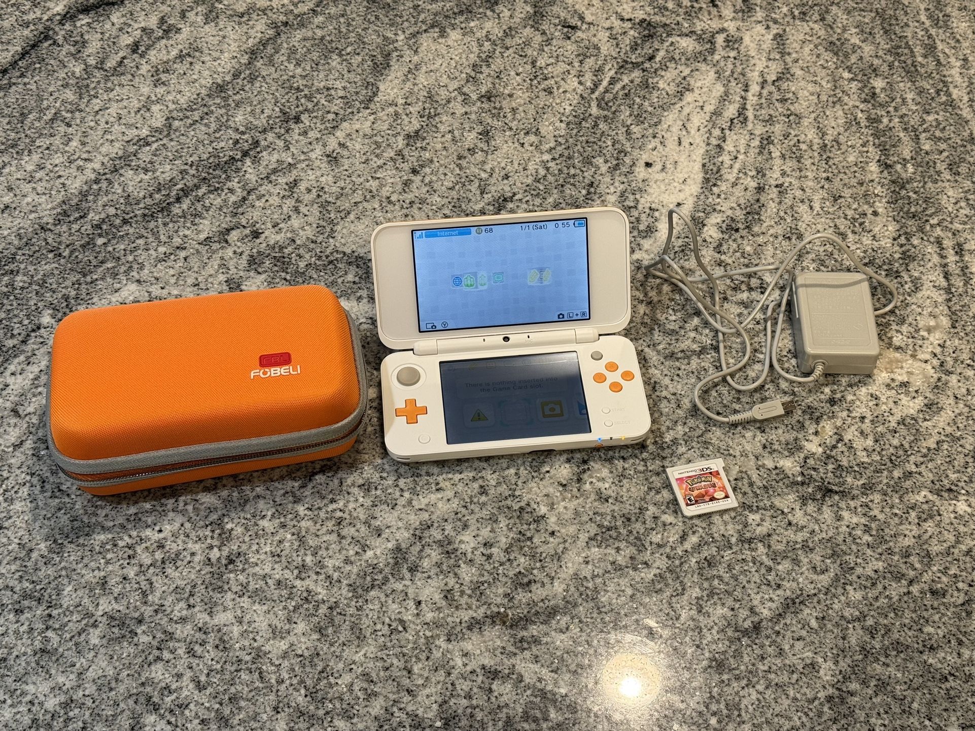 Nintendo 2DS XL W/ Pokemon Omega Ruby, Carrying Case & Charger for Sale ...