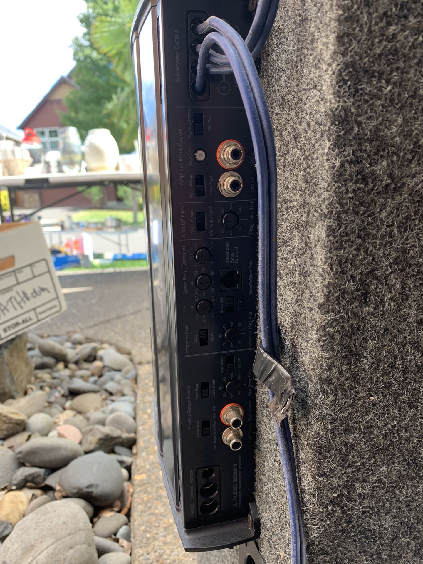 JL Audio 2x 12” W3 Subs Ported Box and JL 500/1 Amp for Sale in Portland, OR - OfferUp