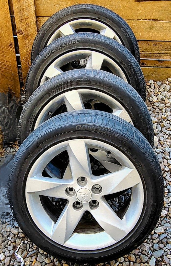 17" OEM Mitsubishi Rims w/All-Season Tires for Sale in Spokane, WA ...
