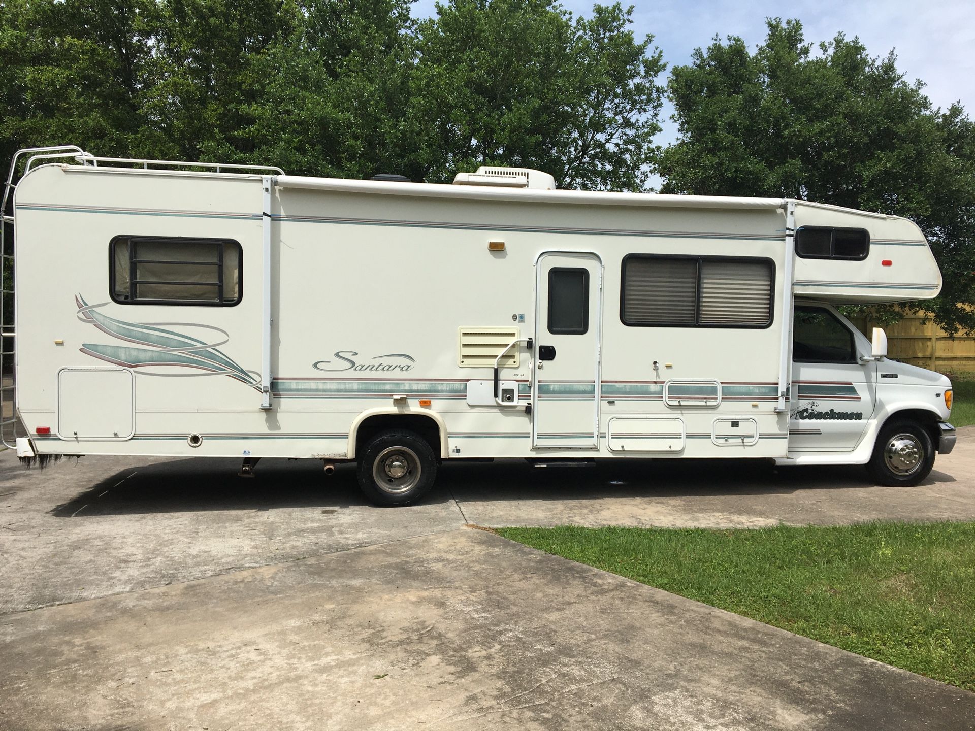 1998 coachman F450 V10 automatic classy c motorhome 31 ft sleeps 8 AC ...