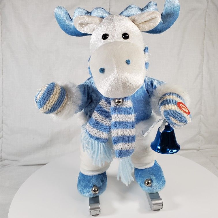 Avon Christmas VTG Mark The Moose Animated Holiday Works Sings Dance ...