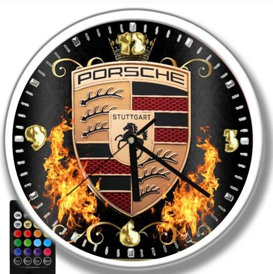 Porsche Led Lights Clock Personalized for Sale in San Benito, TX - OfferUp