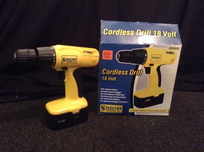 NIB 18V Cordless Drill from Steelton Tools for Sale in Indianapolis, IN ...