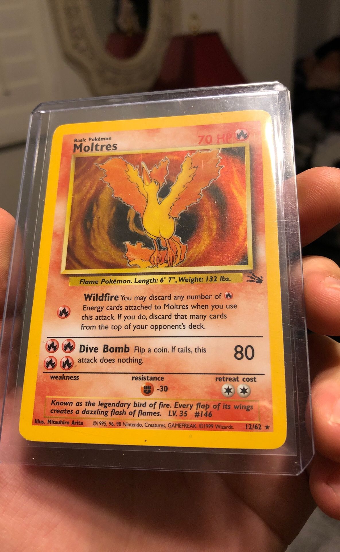 Moltres Pokemon Card Fossil Set HOLO for Sale in Litchfield Park, AZ ...