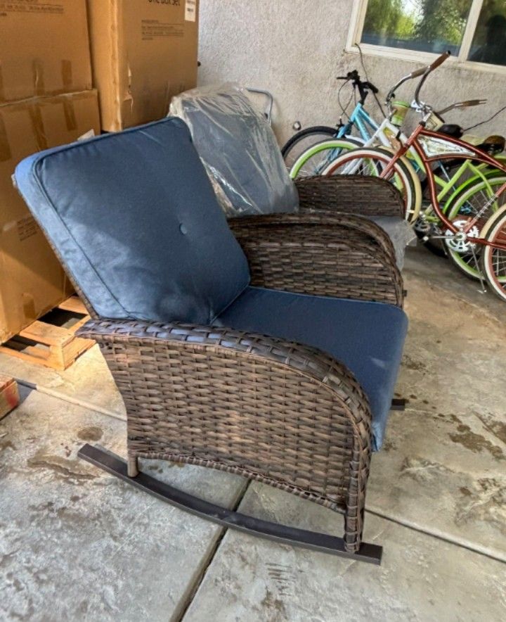 Rocking Chair Set Patio Rocking Chairs Brand New Patio Chairs Outdoor ...