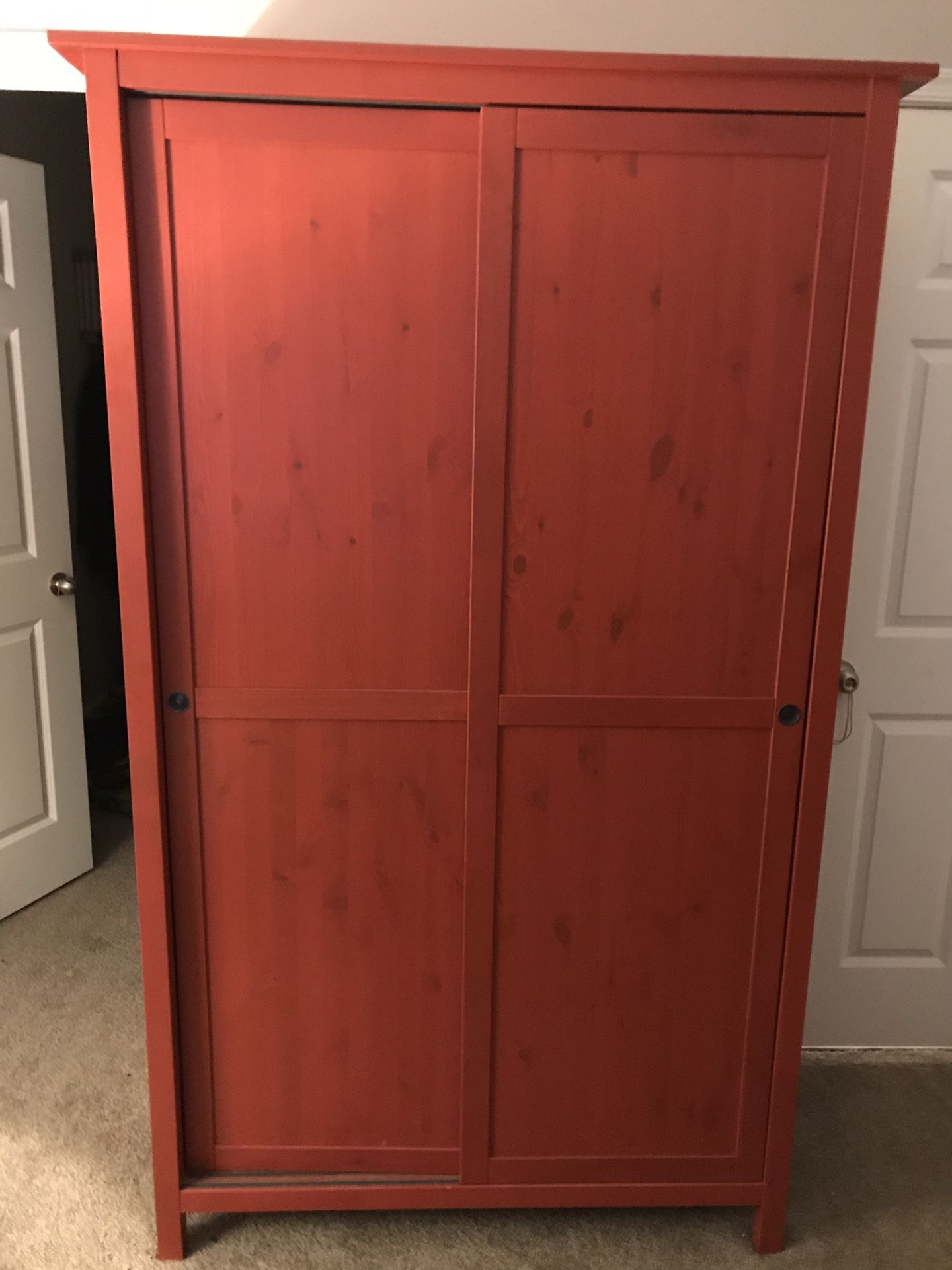 IKEA Hemnes Red Armoire for Sale in Suitland, MD - OfferUp