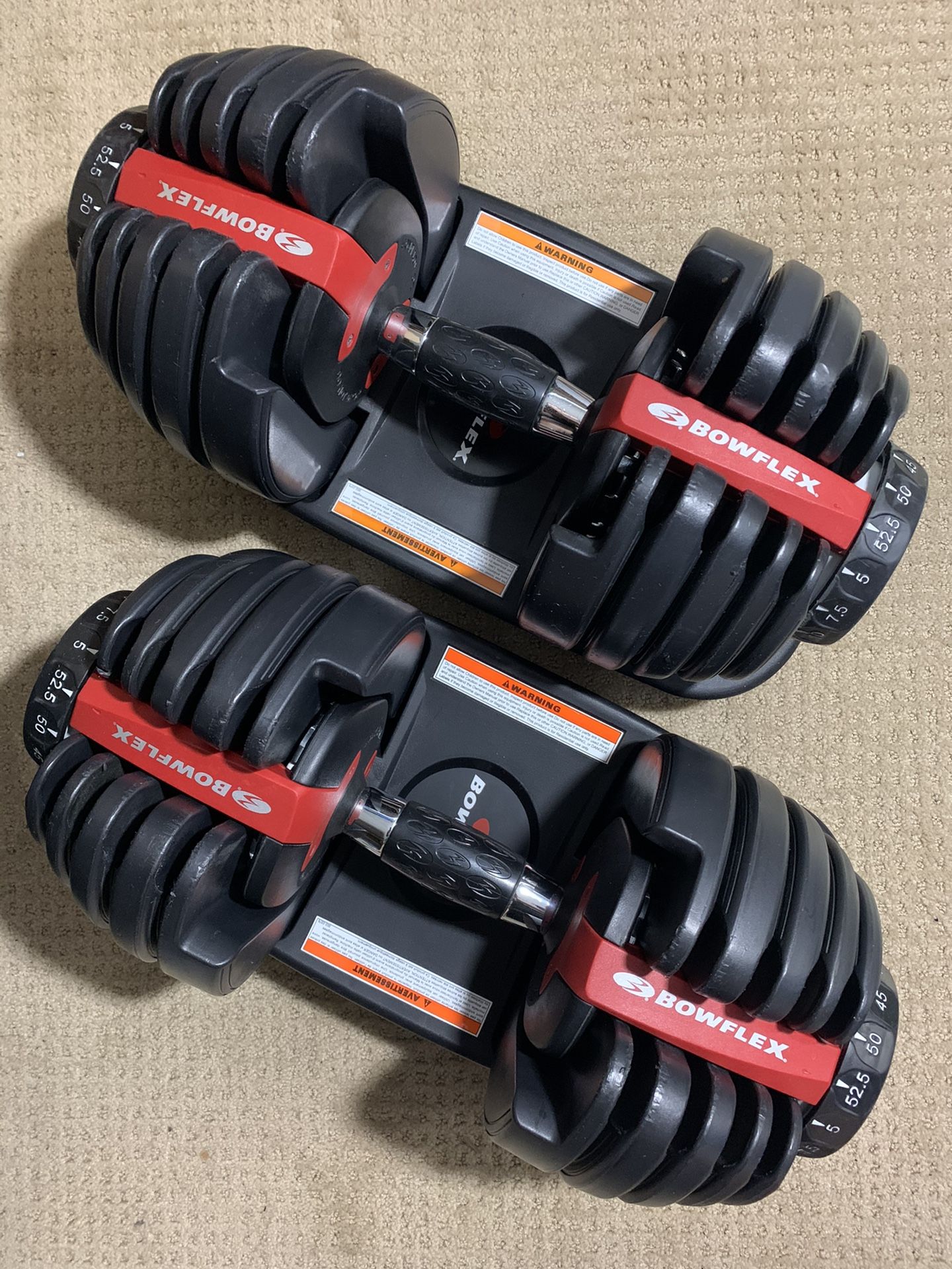 Bowflex SelectTech 552 Dumbbells Set of 2 - Barely Used - for Sale in ...