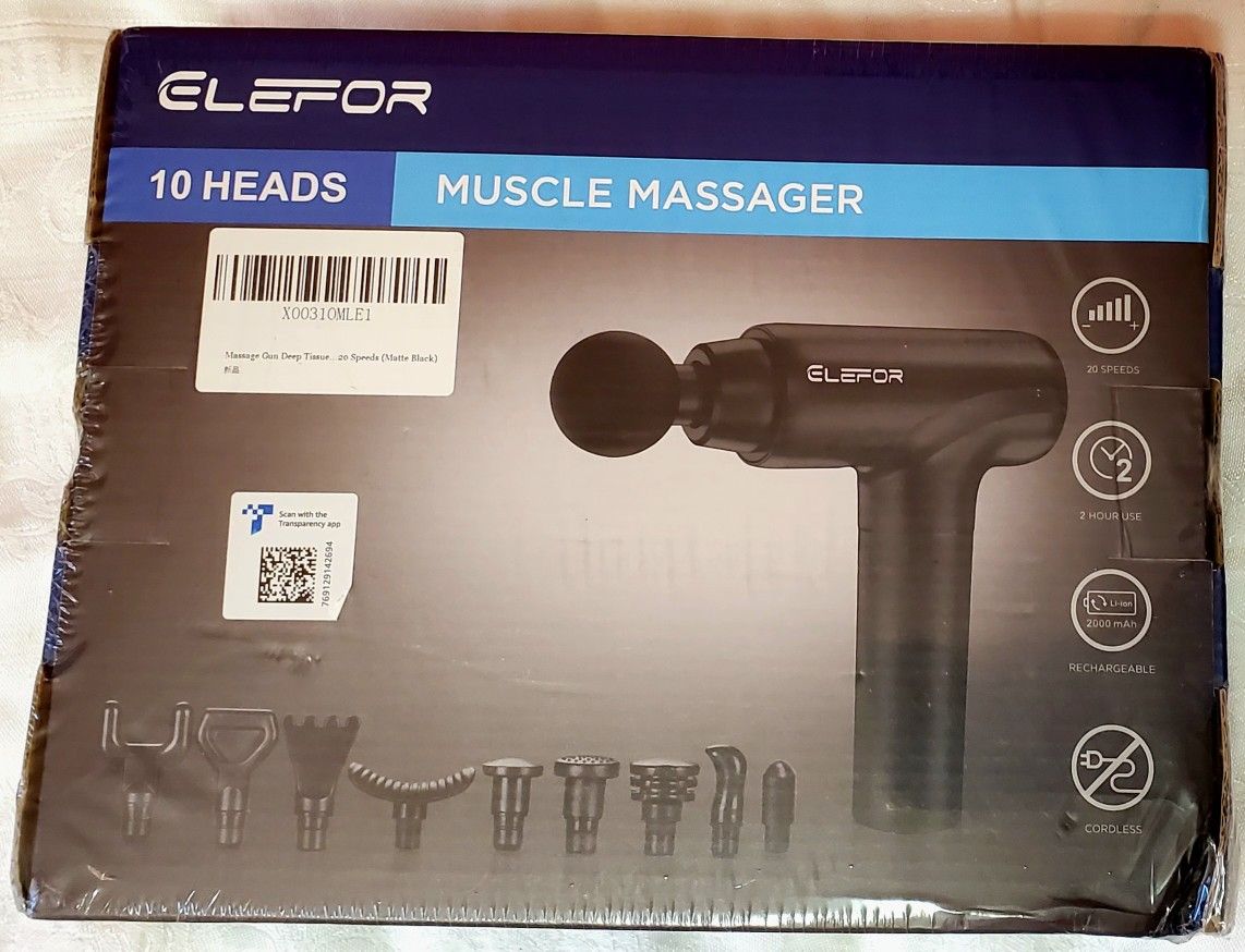 Elefor Massage Gun BRAND NEW for Sale in Miramar, FL - OfferUp