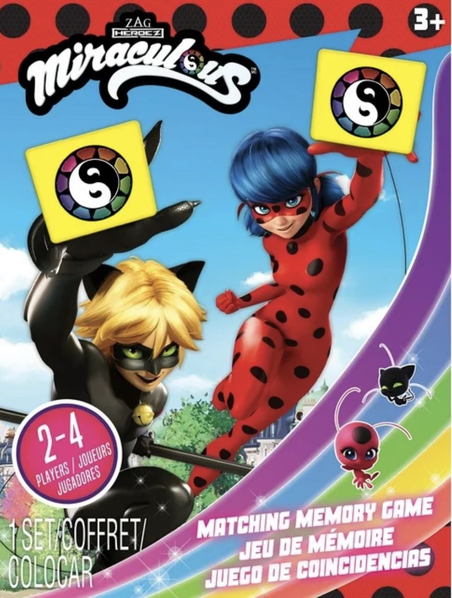 Miraculous Ladybug Memory Matching Card Game for Sale in Los Angeles ...