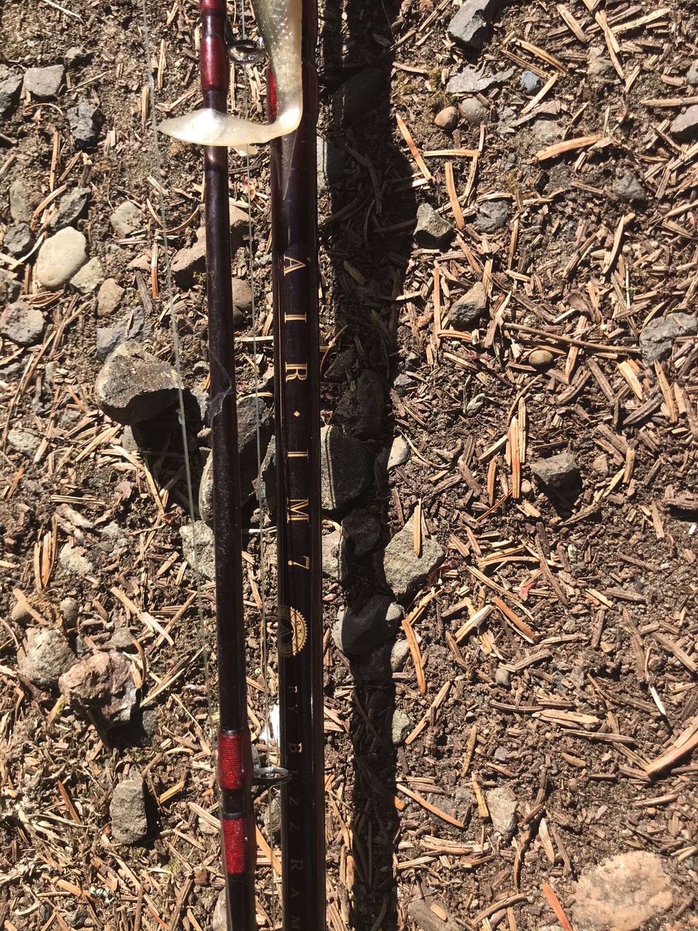 Buzz Ramsey Air IM7 m/h 10-20 casting rod with ambassador 5000 reel ...