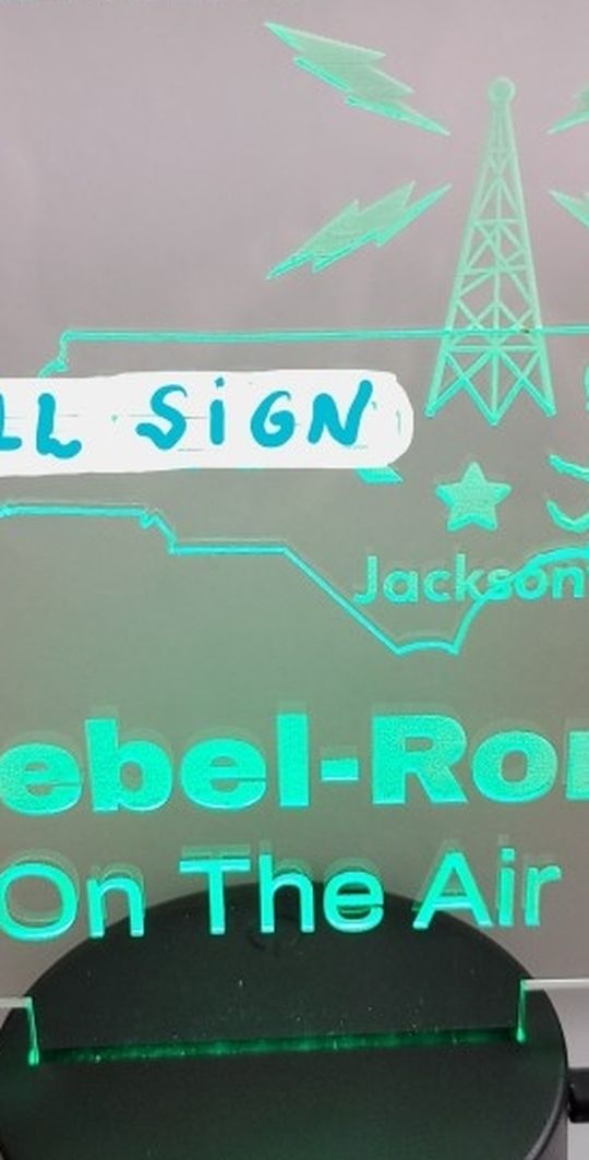 Custom Ham Radio Call Sign On Air Light for Sale in Palm Bay, FL - OfferUp