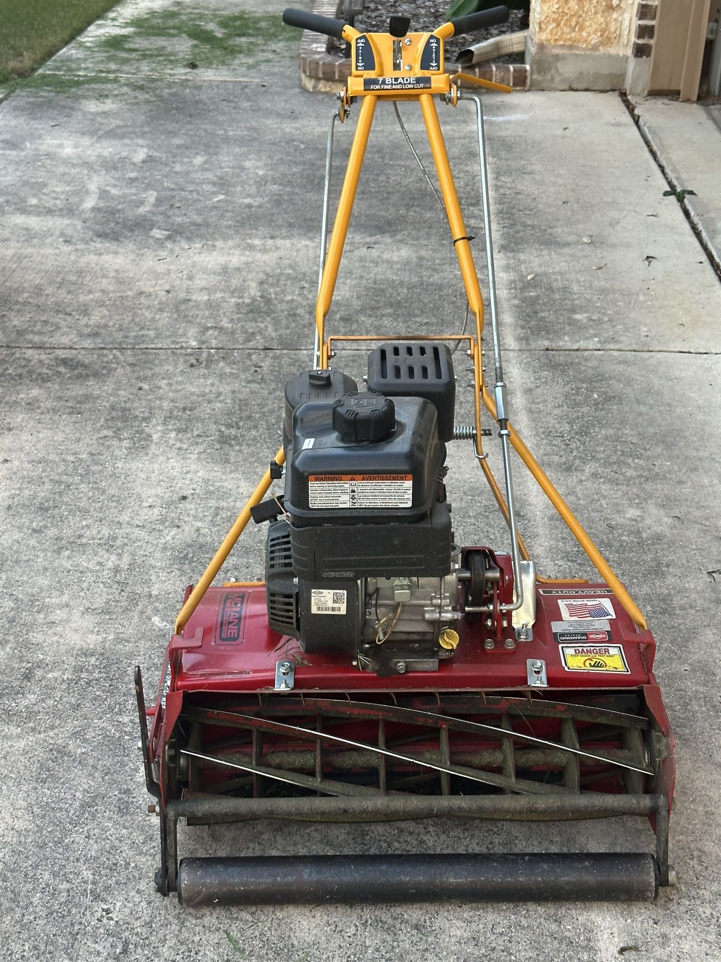 McLane Reel Mower With 24 In 7-blade Reel for Sale in San Antonio, TX ...