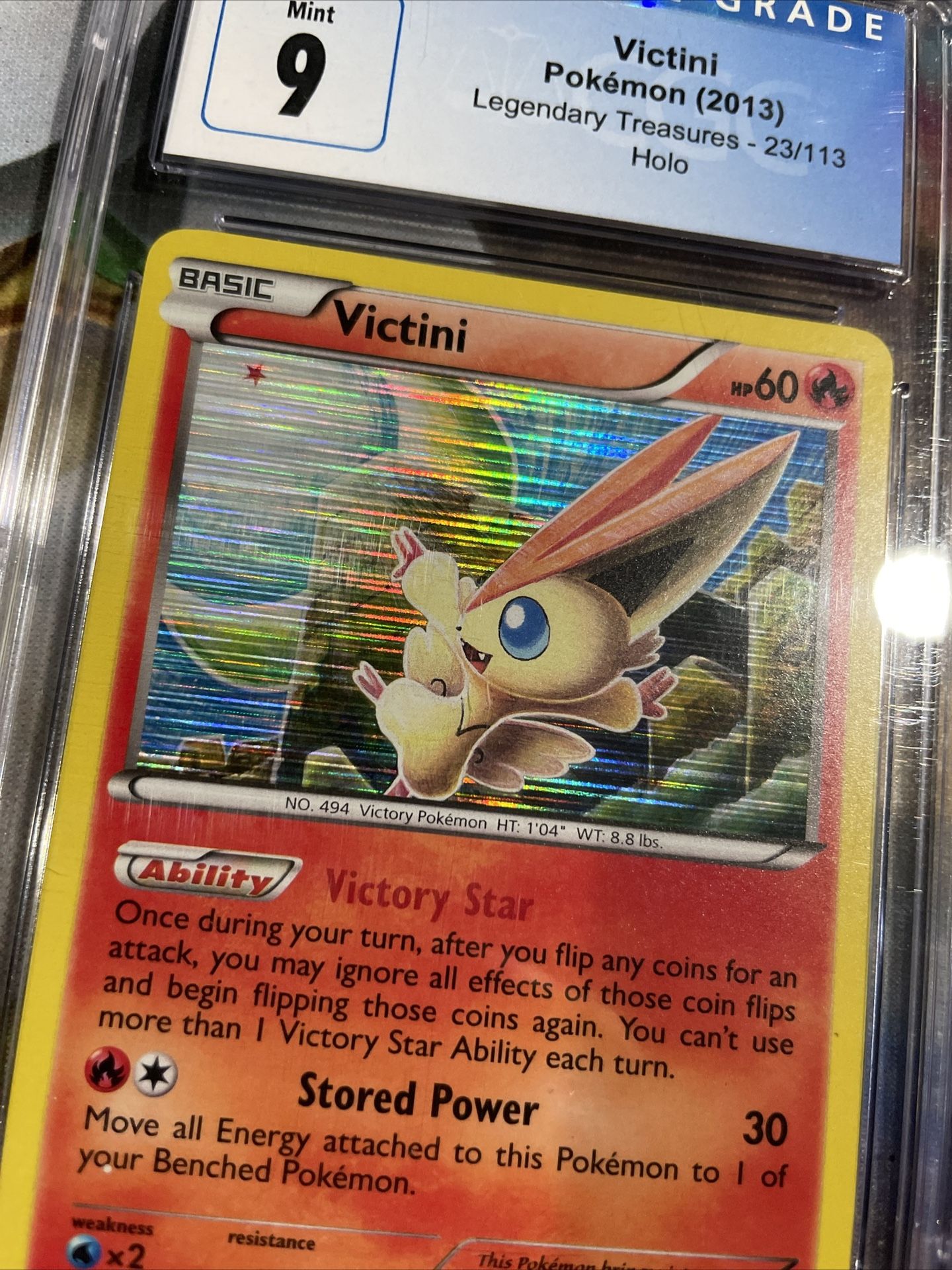 Victini Card Legendary Treasures