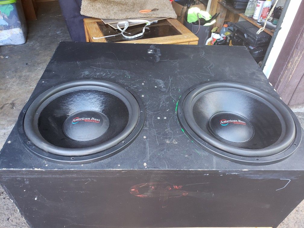 Dual 18 inch ported sub box for Sale in Dallas, OR - OfferUp