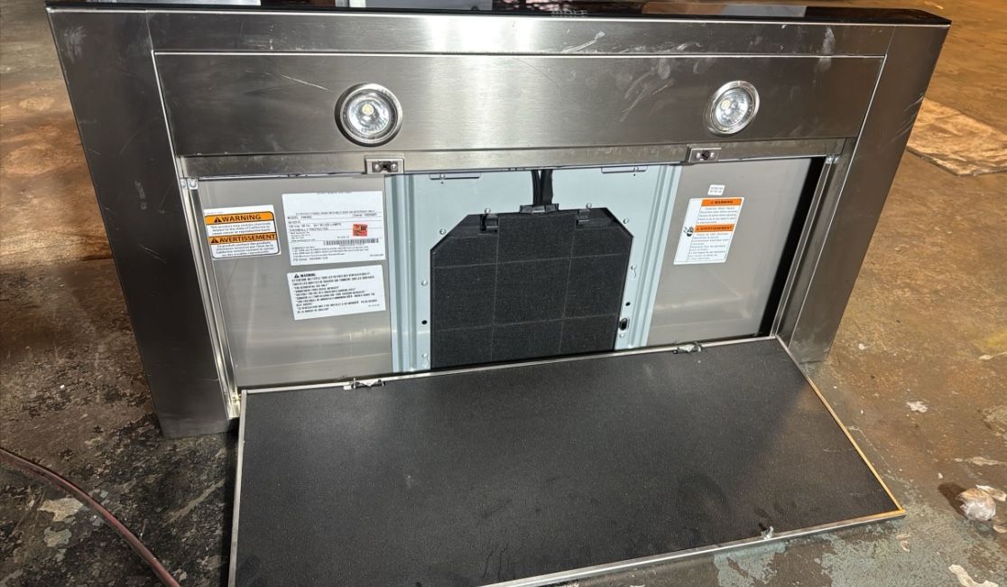 Wolf VW36B 36” Wall Mount Chimney Hood – New (No Box) for Sale in Lake ...