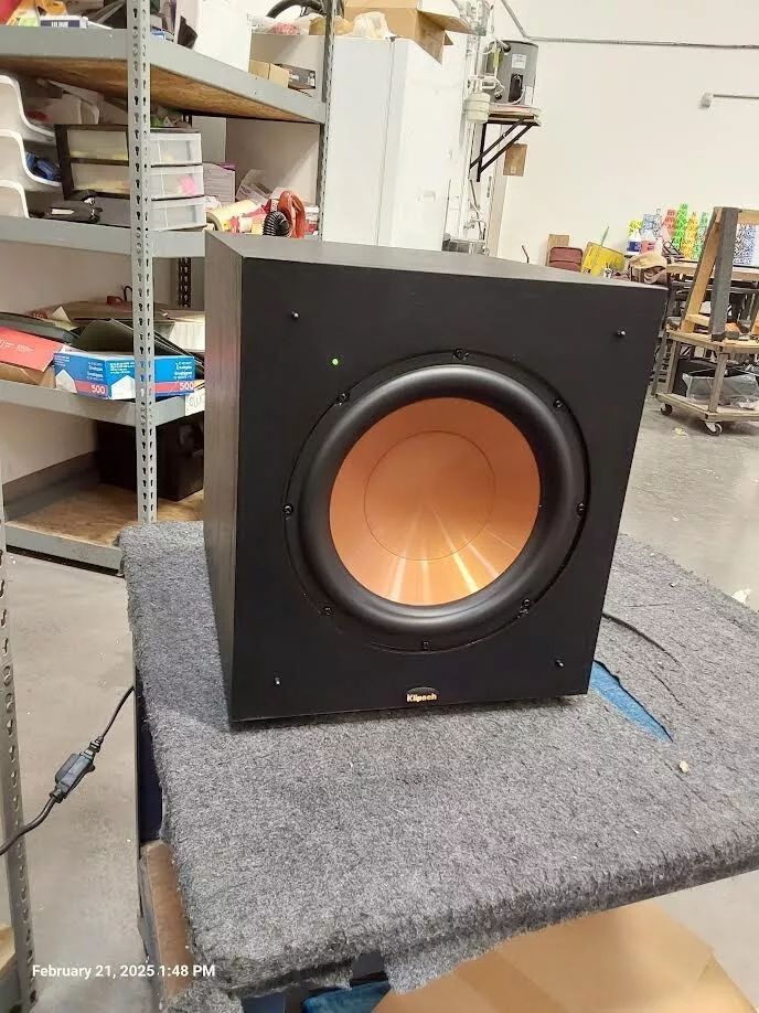 Klipsch SUB-100-BLACK Synergy Black Label Subwoofer Speaker (2018) for ...