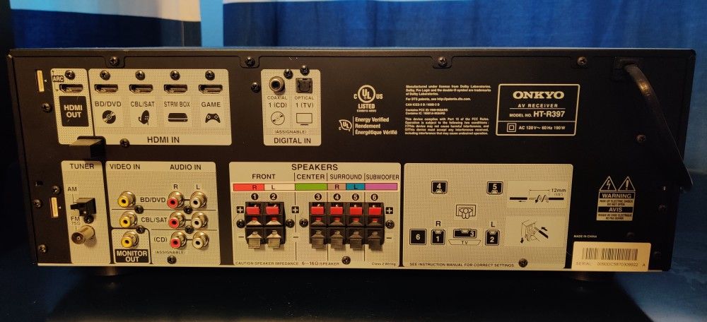 Onkyo HT-R397 5.1 Sound System for Sale in Auburn, WA - OfferUp