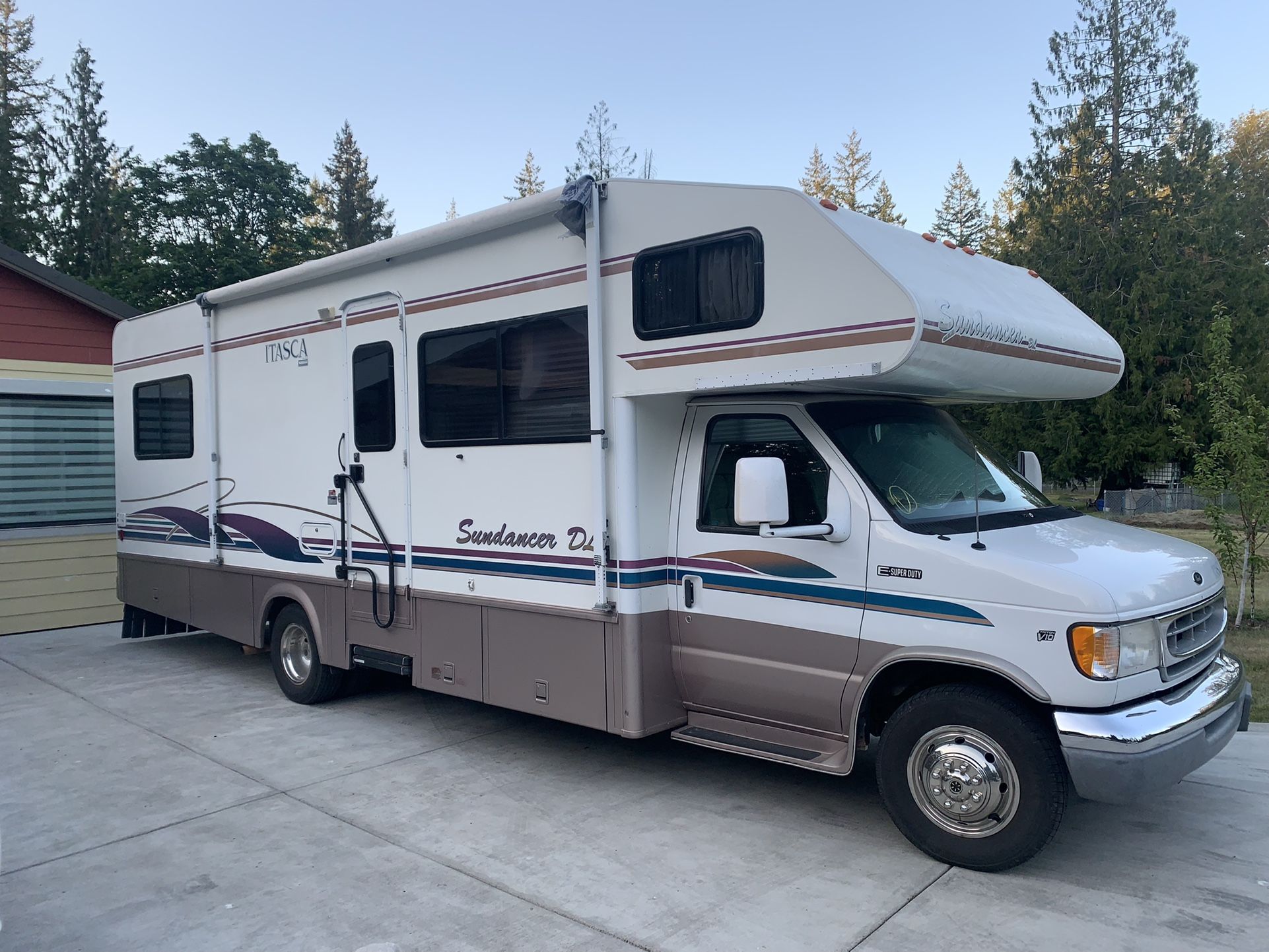 1998 ITASCA Sundancer DL Motorhome Ford E Super Duty V10 6.8 L 104.000 ...