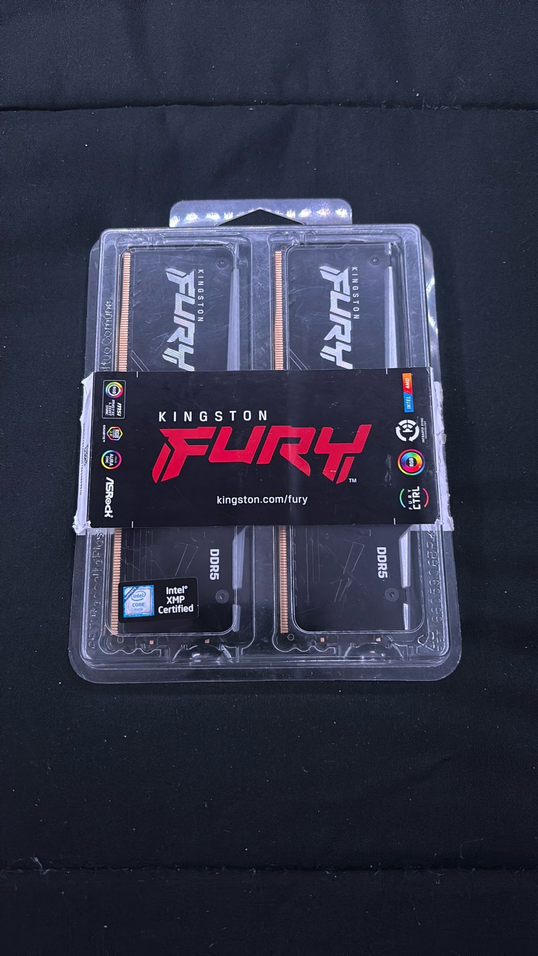 2x8 gb Kingston Fury Beast RGB DDR5 Ram for Sale in San Antonio, TX ...