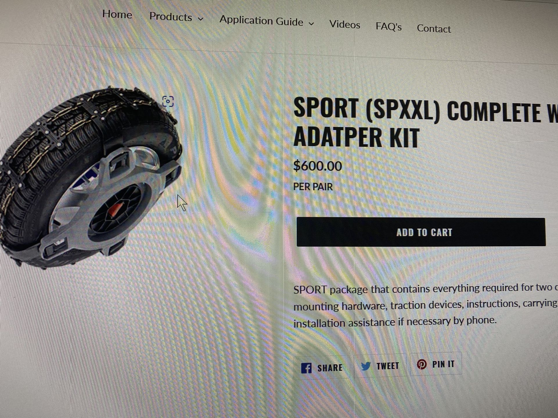 Spike Spider Snow Chains SPXXL for Sale in Escondido, CA - OfferUp