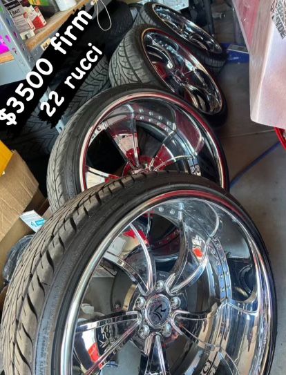 22” Rucci Wheels for Sale in Modesto, CA - OfferUp