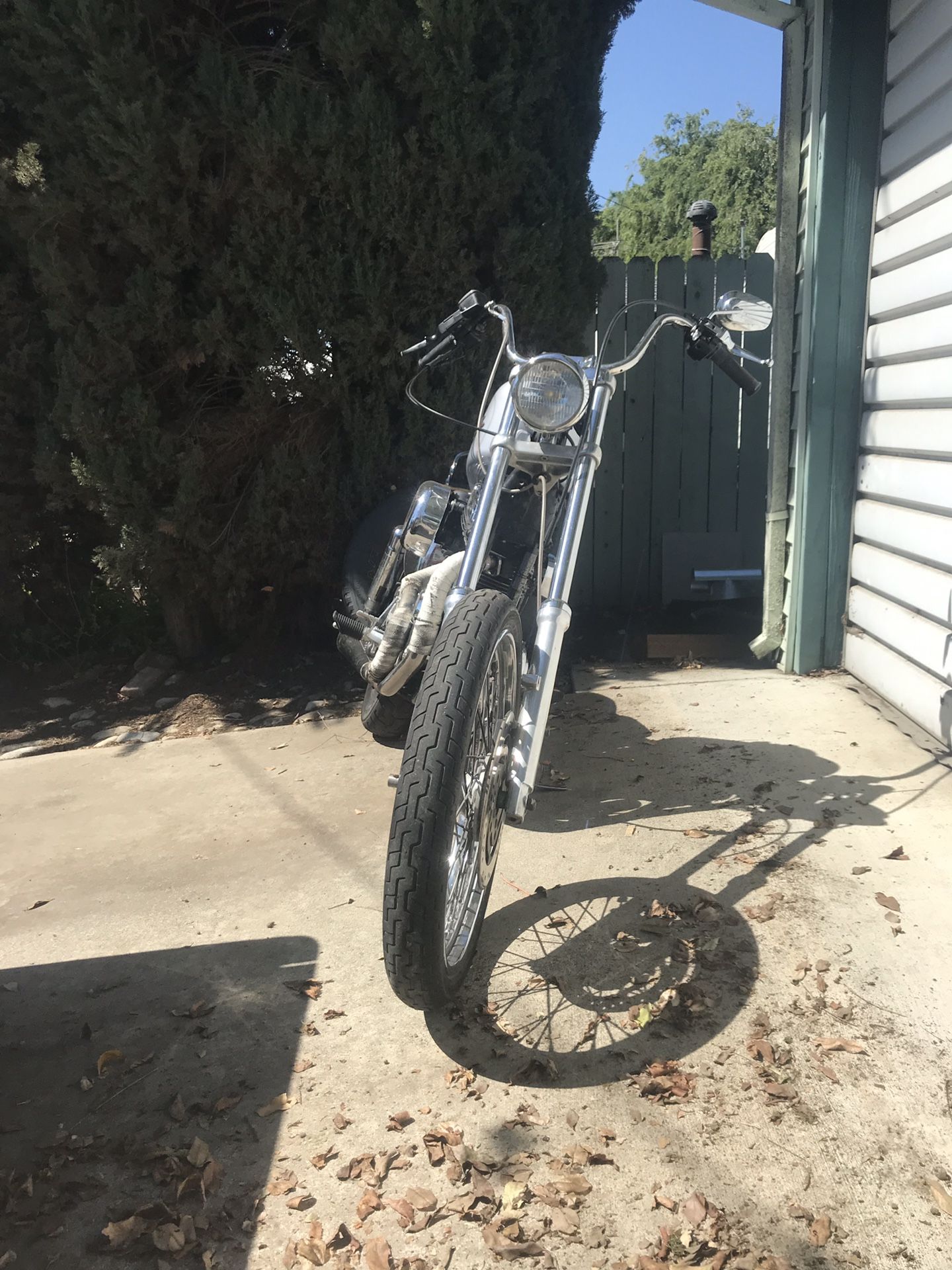 2000 Harley sportster 1200 chopper chrome extended front end custom ...