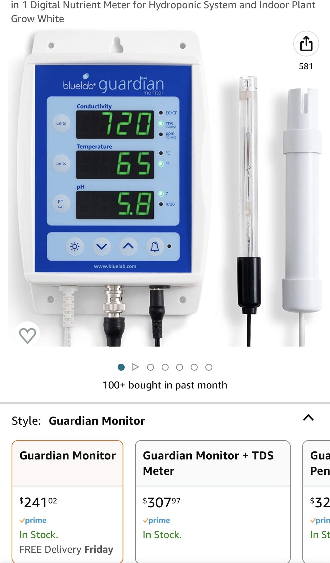 Blue lab Guardian Ph Meter/ec for Sale in Menifee, CA - OfferUp