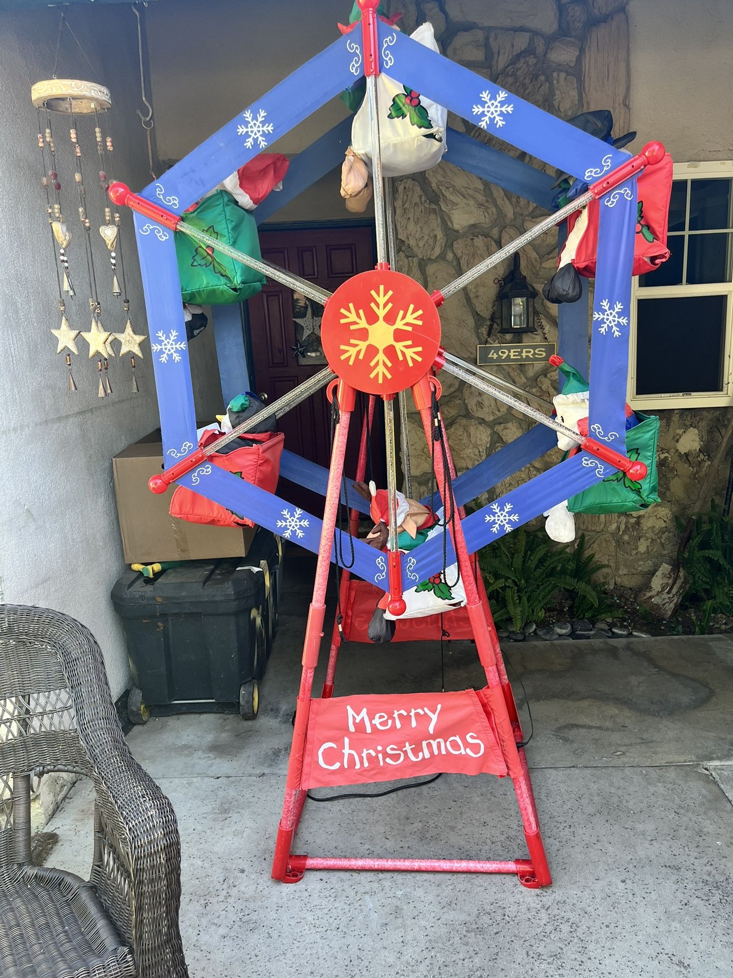 RARE 7ft. Gemmy Christmas Ferris Wheel * Sale Pending for Sale in ...