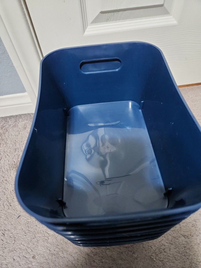 8 Navy Blue Storage Containers/Bins for Sale in Las Vegas, NV - OfferUp