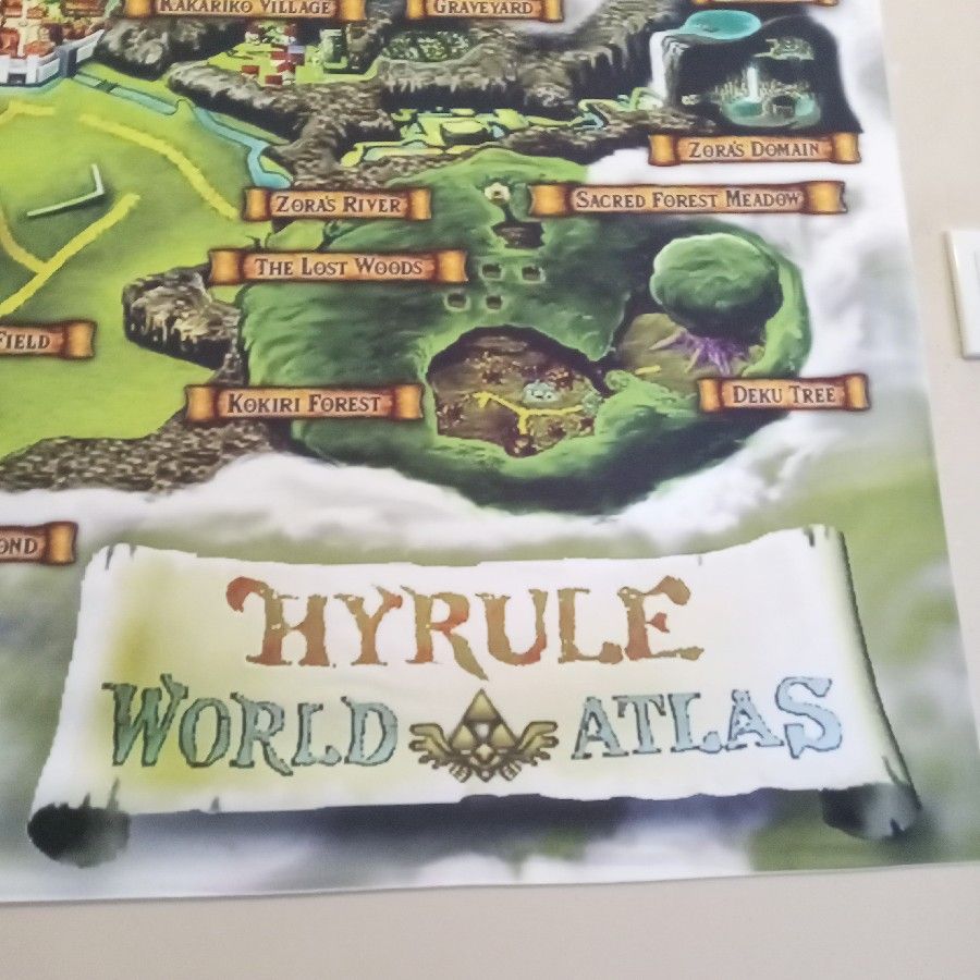 Zelda Map Ocarina Of Time