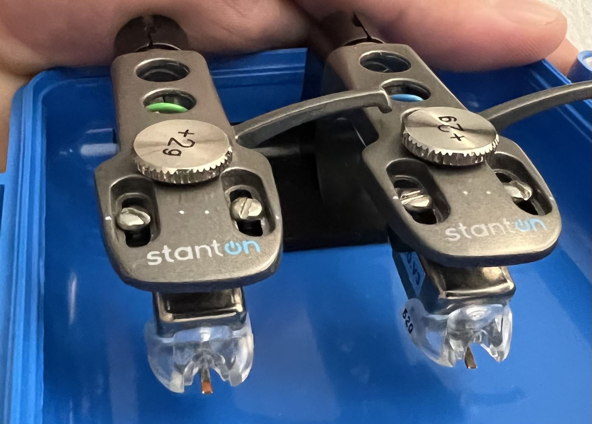 Stanton headshell with stanton 520.v3 turntable cartridge needle for ...