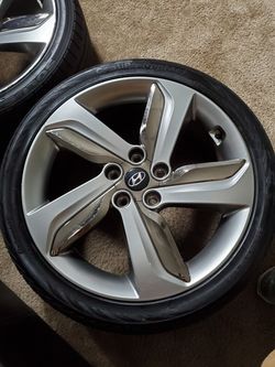 HYUNDAI VELOSTER 2013-2015 ALUMINUM WHEEL; 18 x 7.5; 49MM OFFSET; 5 ...
