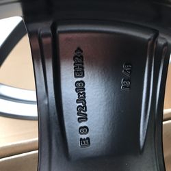 18" oem BMW X5 factory wheels 18 inch semi gloss black rims BMW for ...