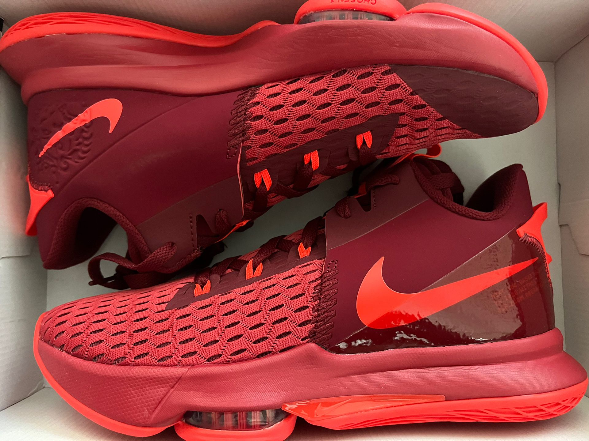 Lebron Red Shoes