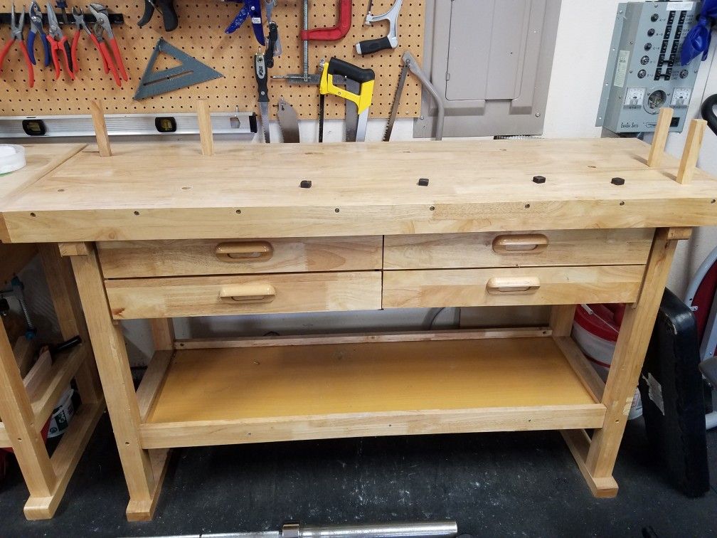 Work bench from harbor freight with tool storage for Sale in Olympia ...