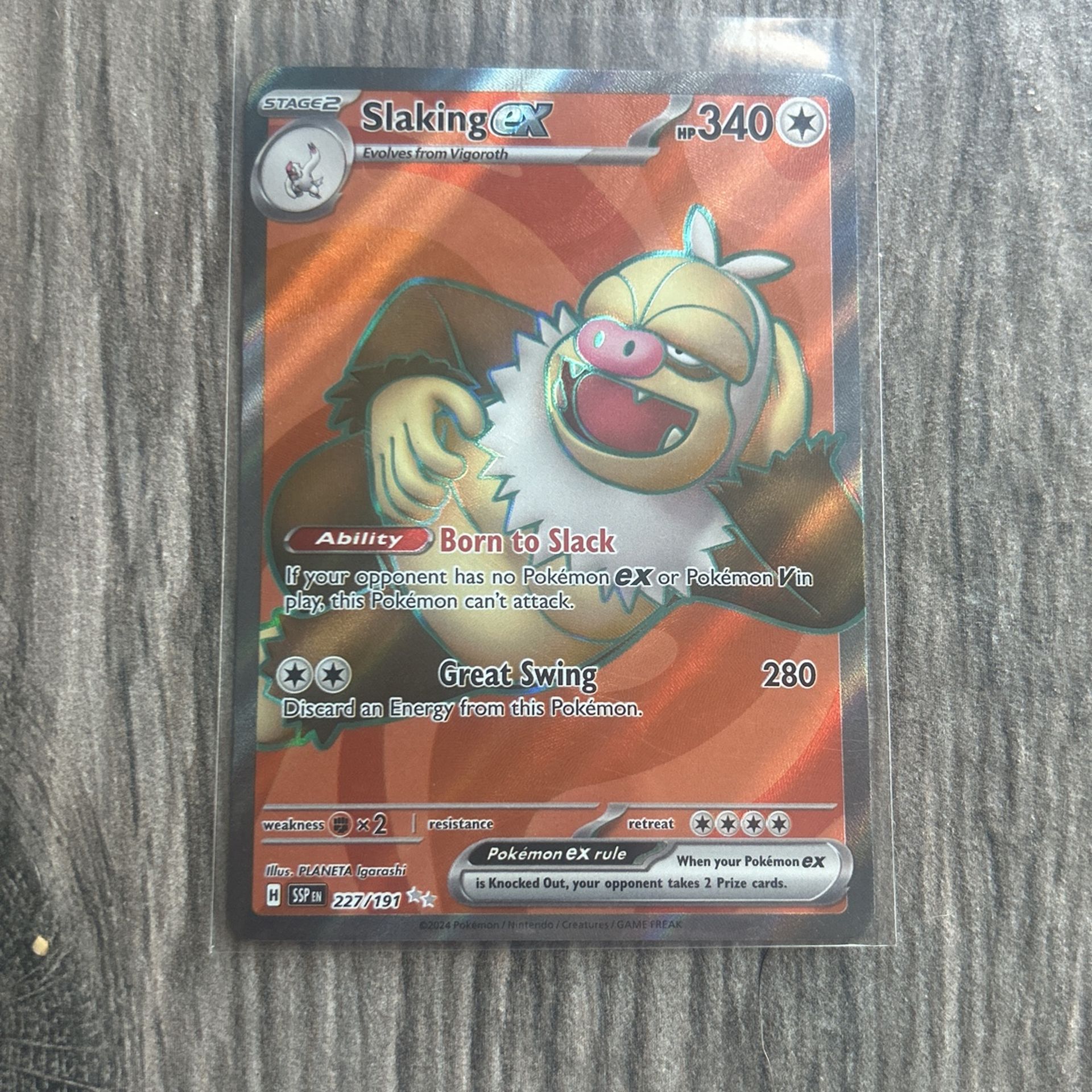 Slaking Pokémon Card Full art Perfect Condition for Sale in Peoria, AZ ...