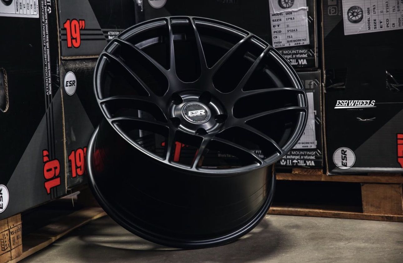 ESR PERFORMANCE WHEEL RF1 MATTE BLACK for Sale in Marysville, WA - OfferUp