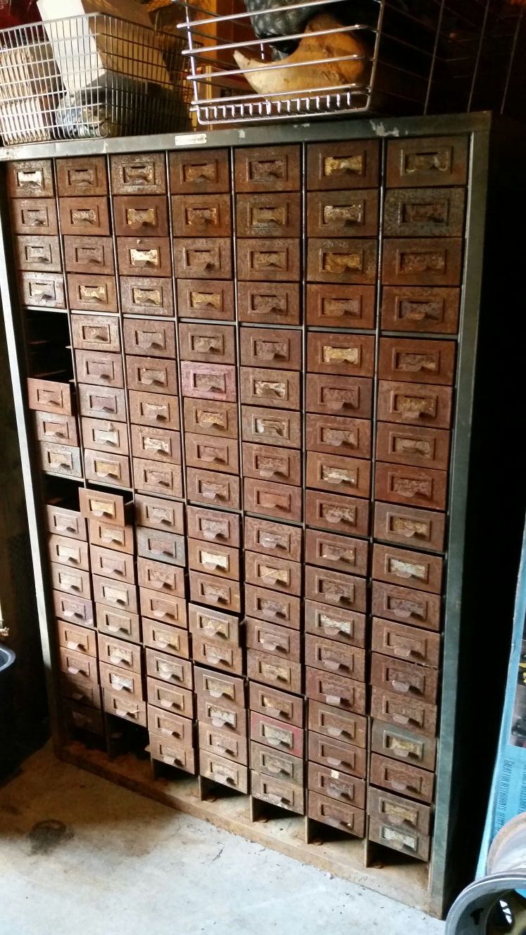 133 drawer Addressograph cabinet circa 1930's for Sale in Seattle, WA ...